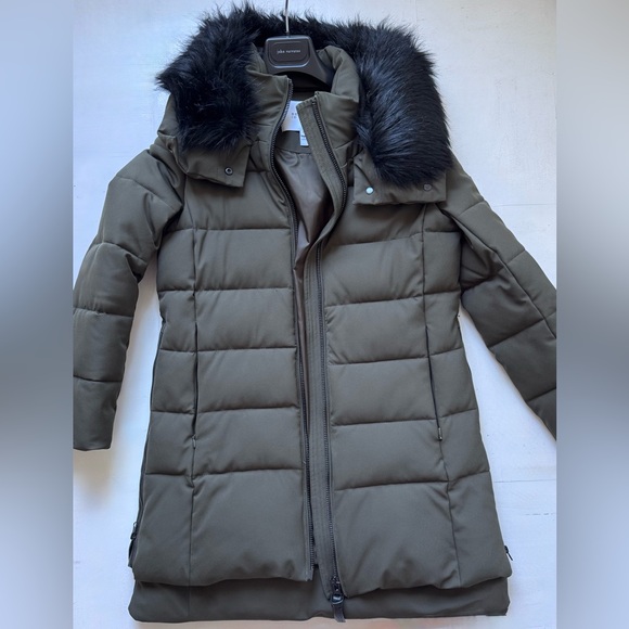 Derek Lam | Jackets & Coats | Derek Lam Olive Green Puffer Jacket With ...